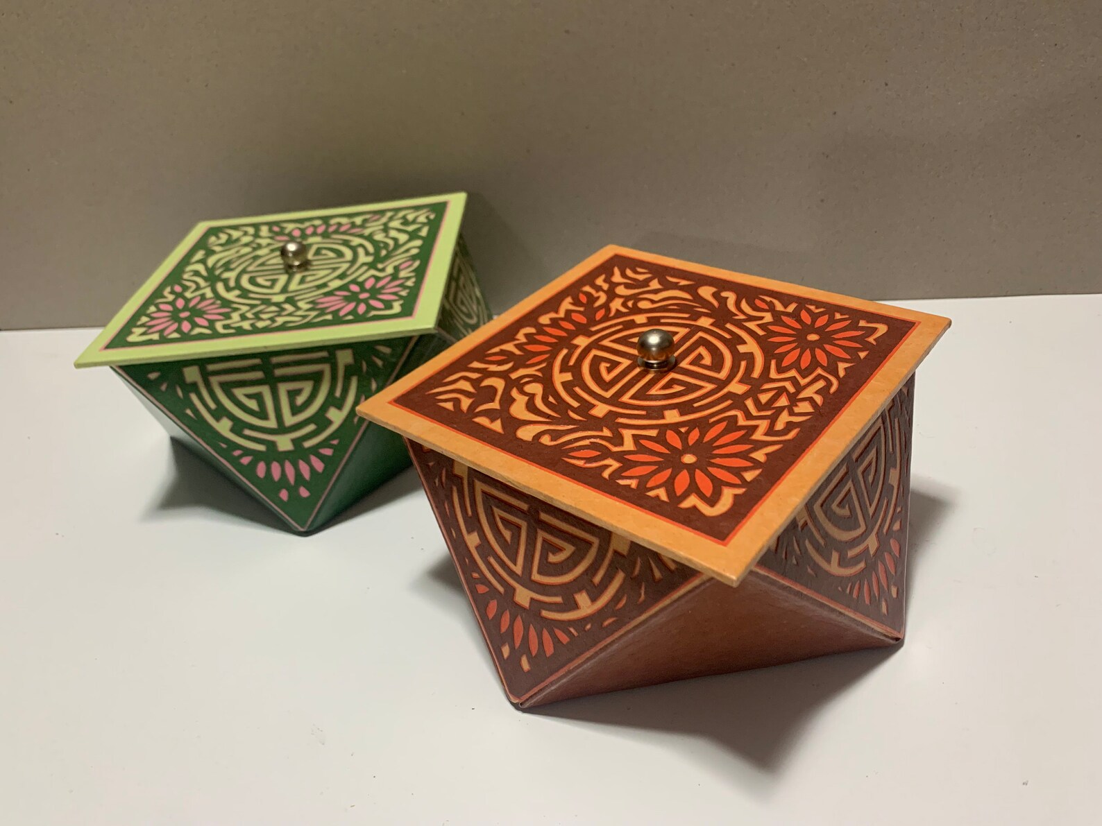 Small Handmade Traditional Korean Hanji Box With Lid - Etsy