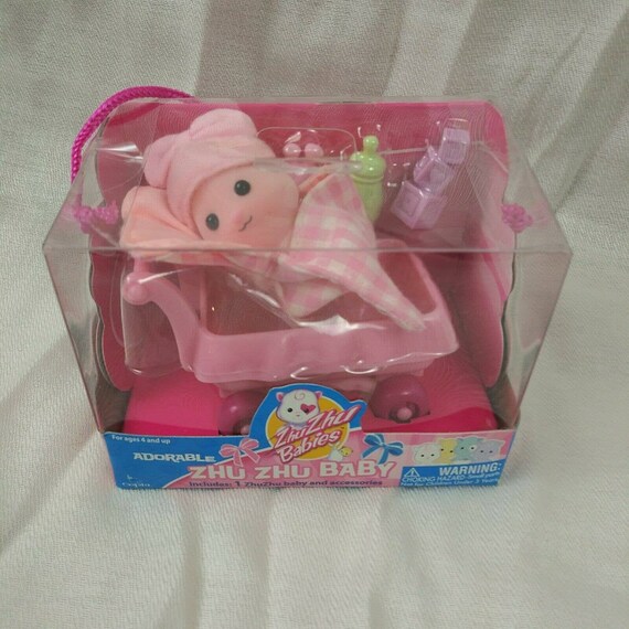 Zhu Zhu Babies Baby Marmie Includes Blanket Stroller and 3 | Etsy