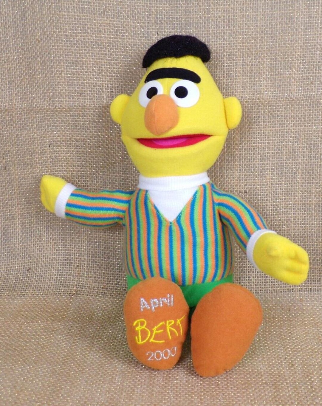 Sesame Street 2000 Bert Burt Plush Toy 13 Fisher Price - Etsy