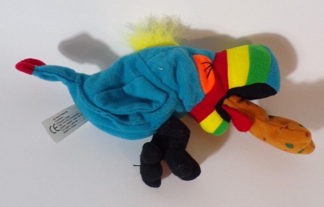 1997 MEANIES Series 1 - Hurley the Toucan- Beanie Plush Stuffed Toy - Etsy