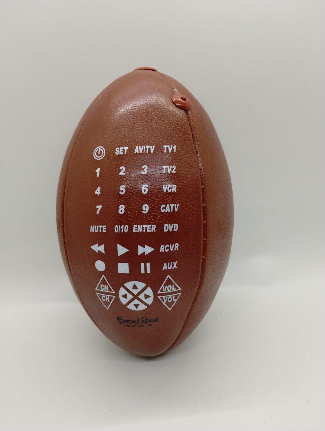 TV 7-in-1 NFL Football Shape Universal Remote Control Excalibur ...
