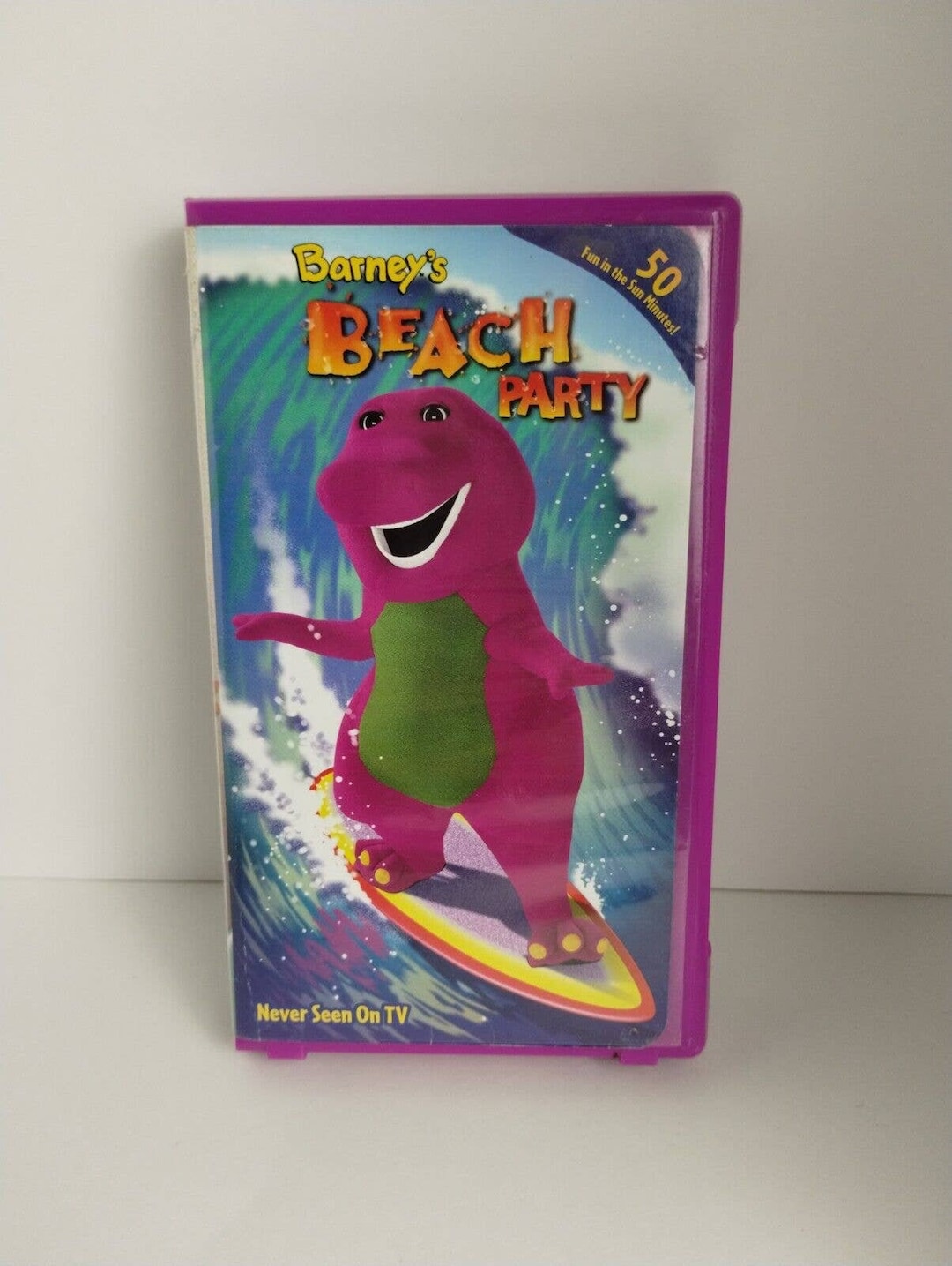 Barney & Friends Beach Party VHS Video Tape Sing Along Songs - Etsy