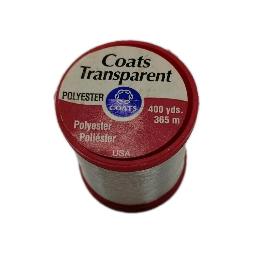 Coats & Clark ~ S995 9900 - Transparent Thread - Clear, 400 Yd - Etsy UK