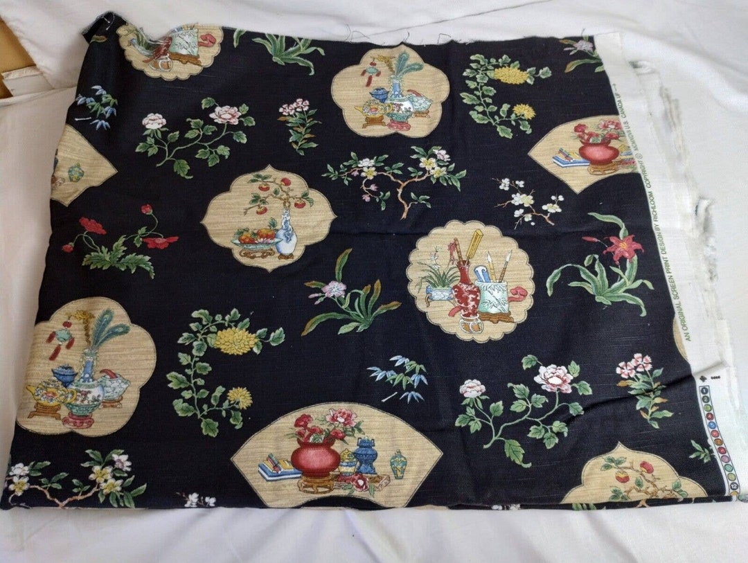 Vintage 1997 Richloom Upholstery Fabric: 54x215 - Etsy