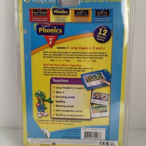 Leap Frog Leap Pad Phonics Book & Cartridge-lesson 7 Mole's Huge Nose ...