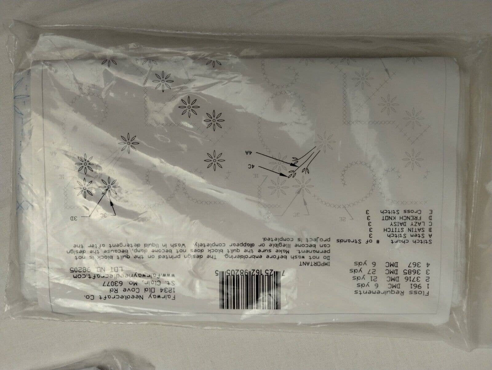 Vintage Fairway Needlecraft Co-quilt Blocks Four 17.25 X 17.25 98205 - Etsy