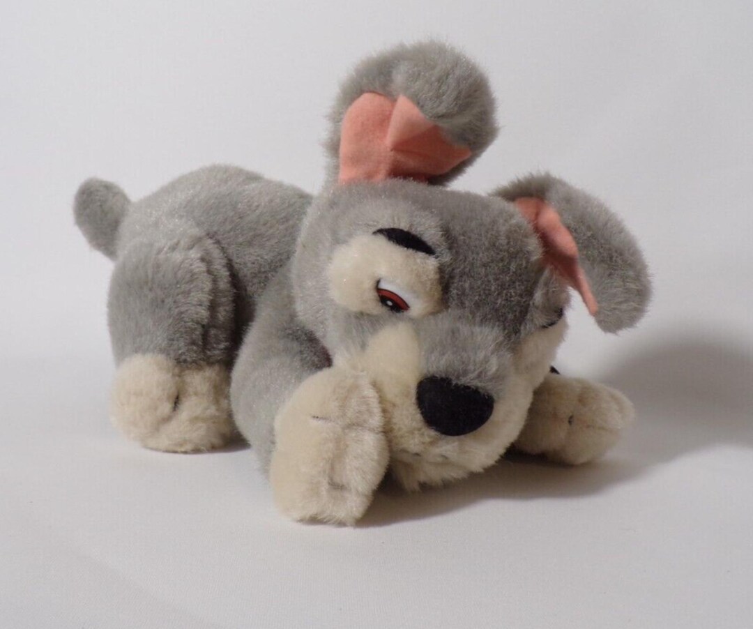 Scamp Dog With Metal Tag Plush Lady and the Tramp 9 Plush Puppy - Etsy