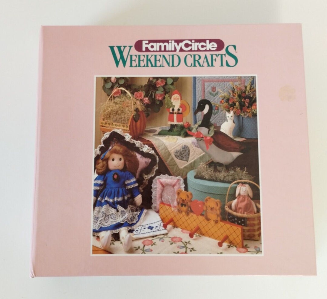 Vintage Family Circle Weekend Crafts Binder Cards Patterns Book DIY - Etsy