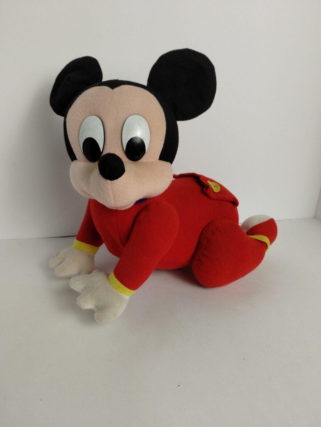 Mattel TOUCH N CRAWL Baby Mickey Mouse Crawling Plush - 1995 - Works - Etsy