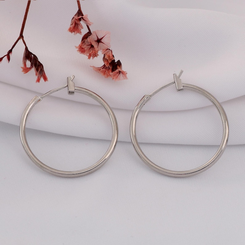 10pcs Gold Plated Round Hoop Earrings: Brass Jewelry Making (15mm\20mm ...