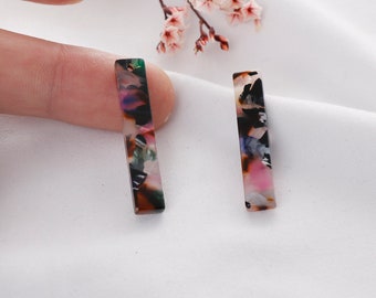 Acetate Bar Earring Charms Bar Shaped Pendant Earring Findings Jewelry ...