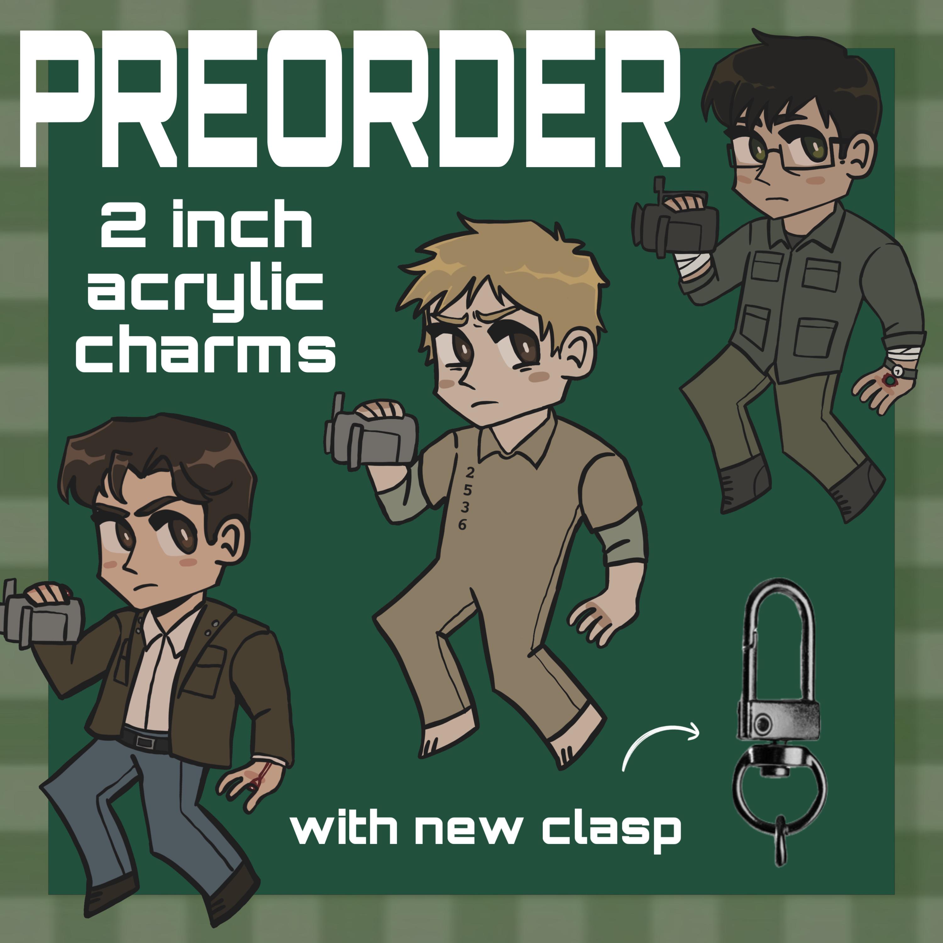 Outlast Protagonist Acrylic Keychains - Etsy