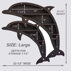 Dolphin Crystal Shelf, Crystal Shelf, Crystal Display, Dolphin Home ...