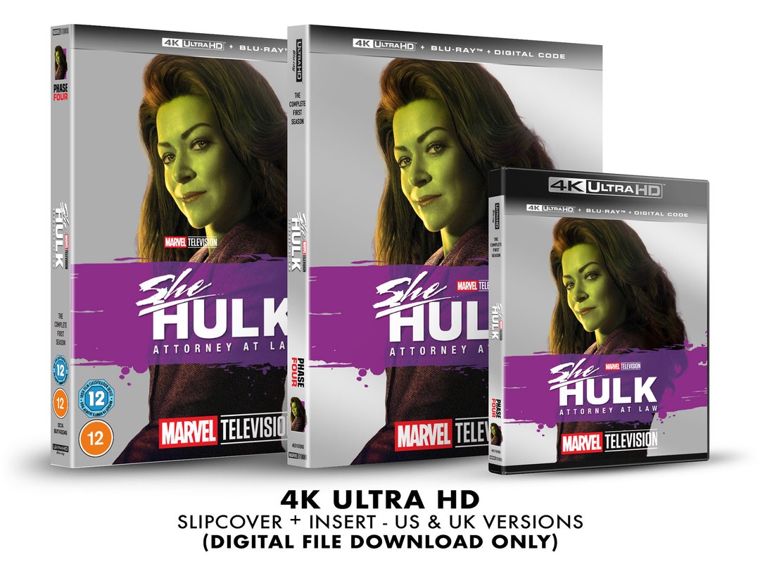 Marvel Studios She-hulk: Attorney at Law Custom 4K Blu-ray Slipcover ...
