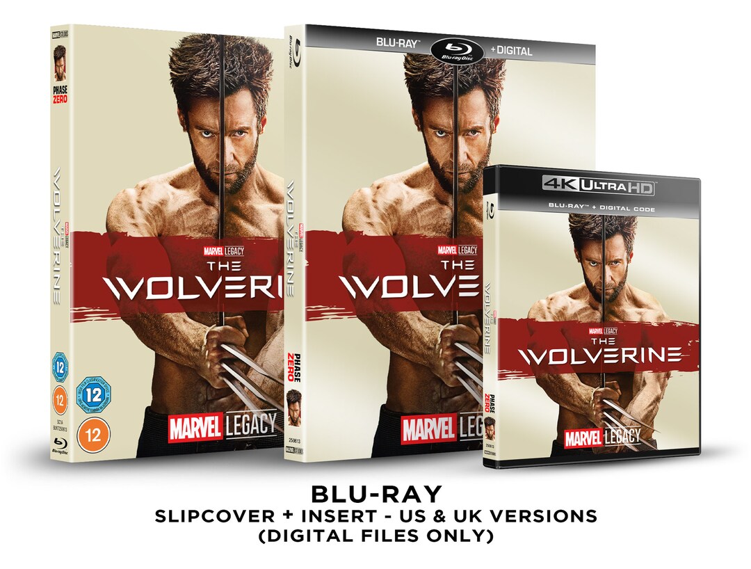 Marvel the Wolverine Custom Blu-ray Slipcover + Insert Set [DOWNLOAD ...