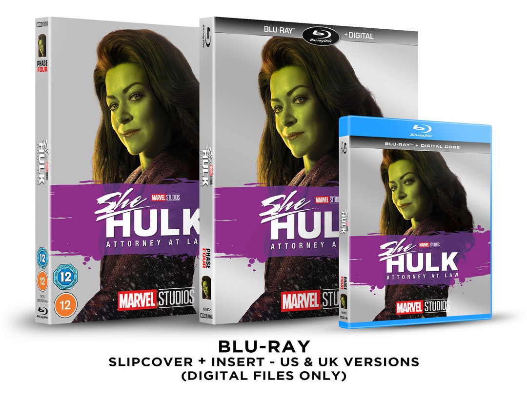 Marvel Studios She-hulk: Attorney at Law Blu-ray Slipcover Insert Set ...