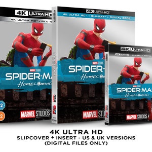 Marvel Studios Spider-man: Homecoming Custom 4K Blu-ray - Etsy