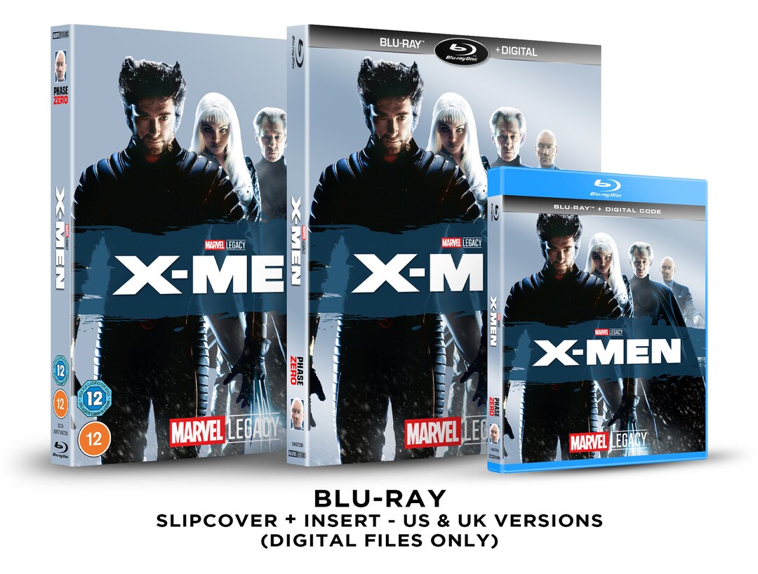 Marvel X-men Custom Blu-ray Slipcover + Insert Set [DOWNLOAD] - Etsy