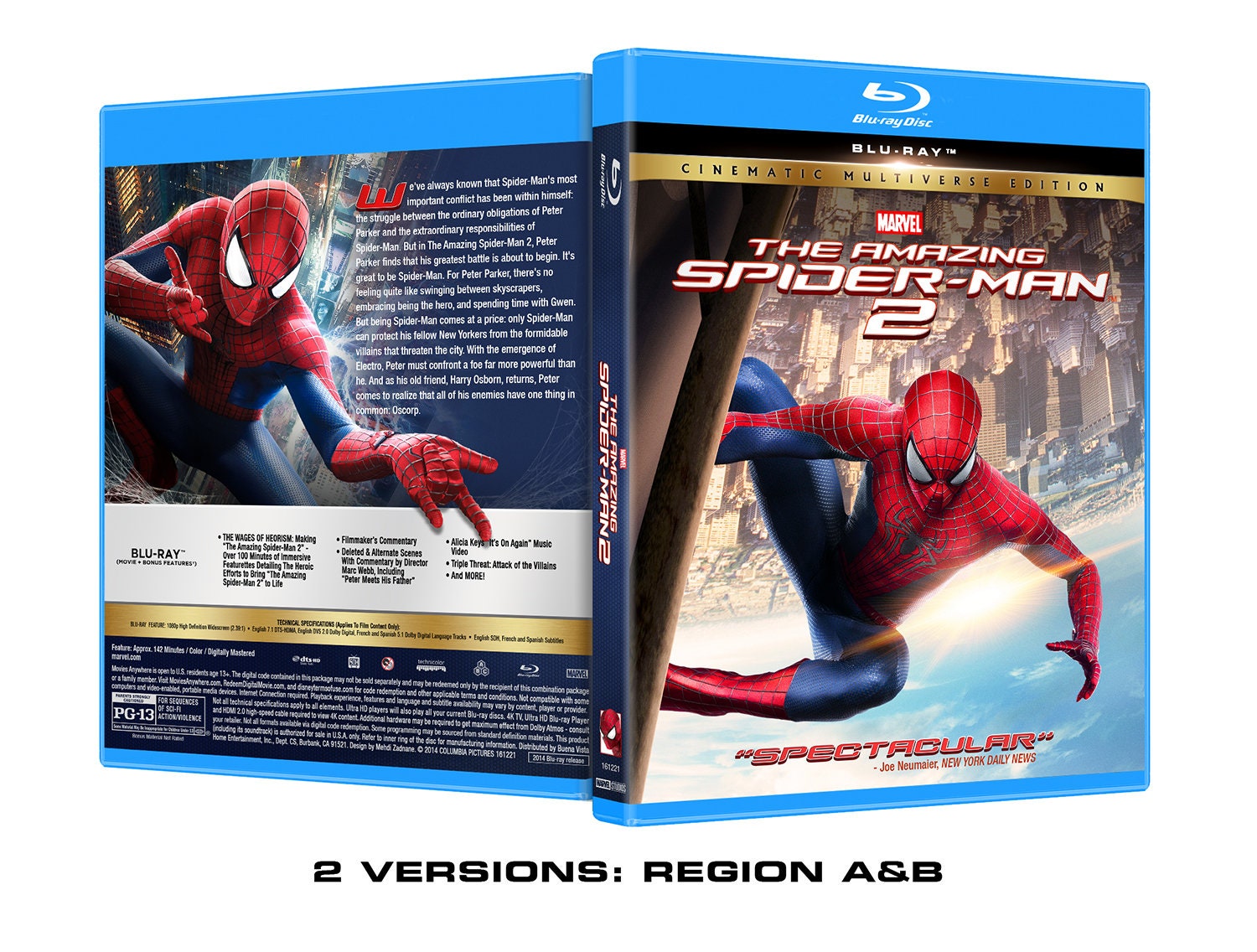The Amazing Spider Man Blu Ray Cover