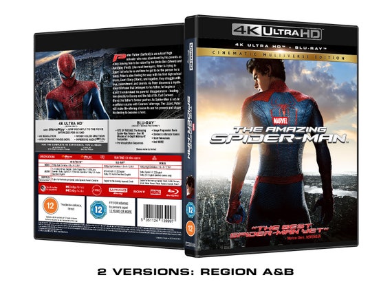 The Amazing Spider Man Blu Ray Cover