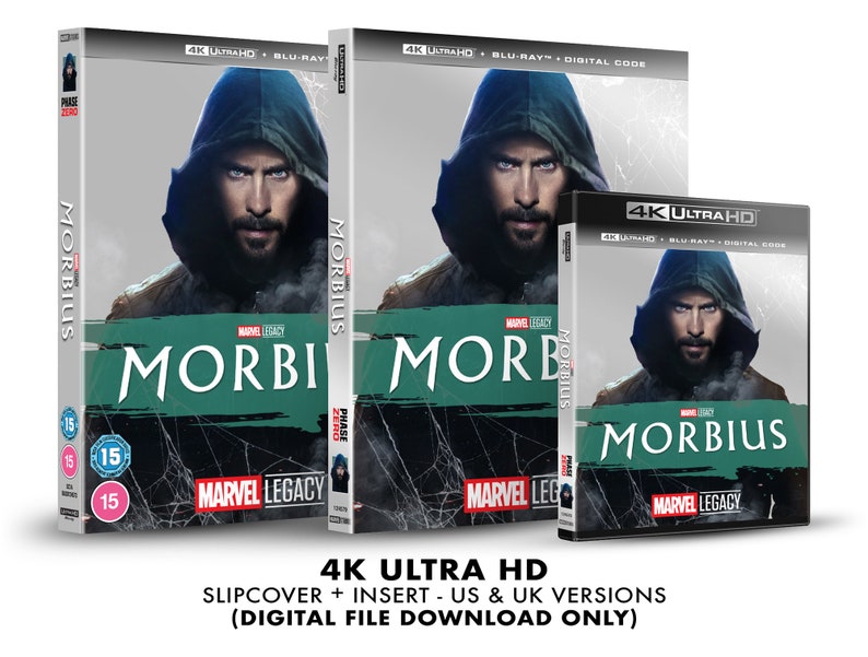 Marvel Morbius Custom 4K Blu-ray Slipcover + Insert Set [DOWNLOAD] - Etsy