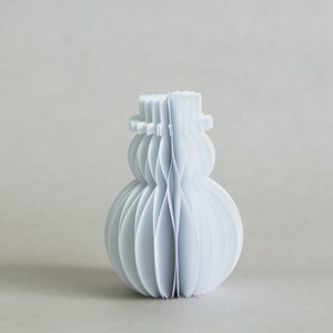 STANDING Snowman- Winter Decoration - Paper Handmade Decoration ...