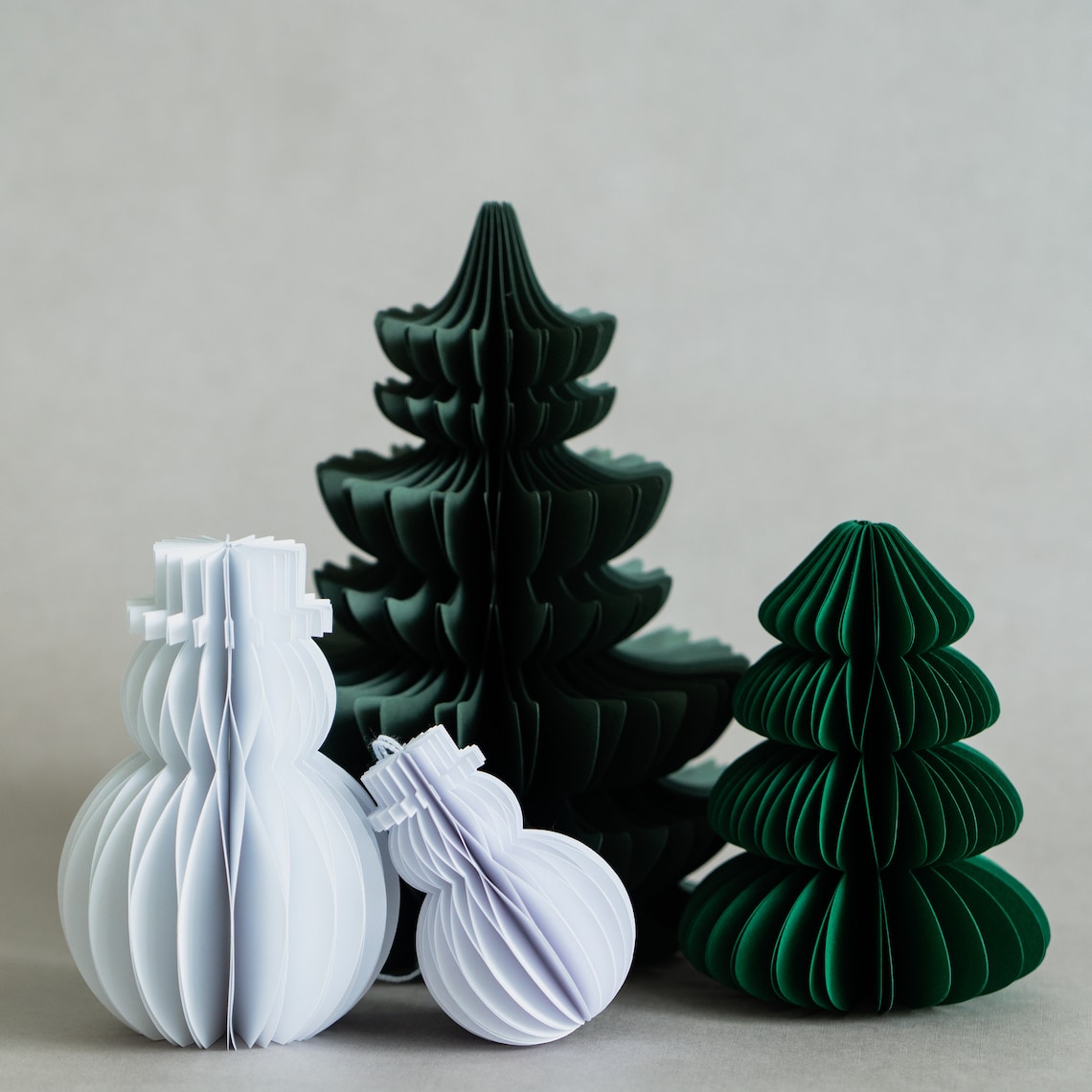 STANDING Snowman- Winter Decoration - Paper Handmade Decoration ...