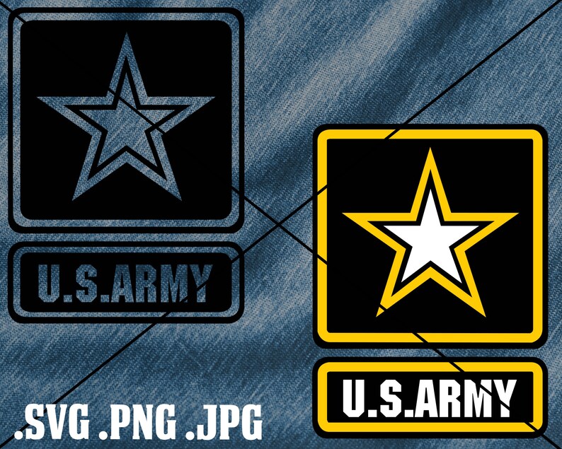 US Army SVG and Layered Colored SVG Digital Instant Download Logo - Etsy