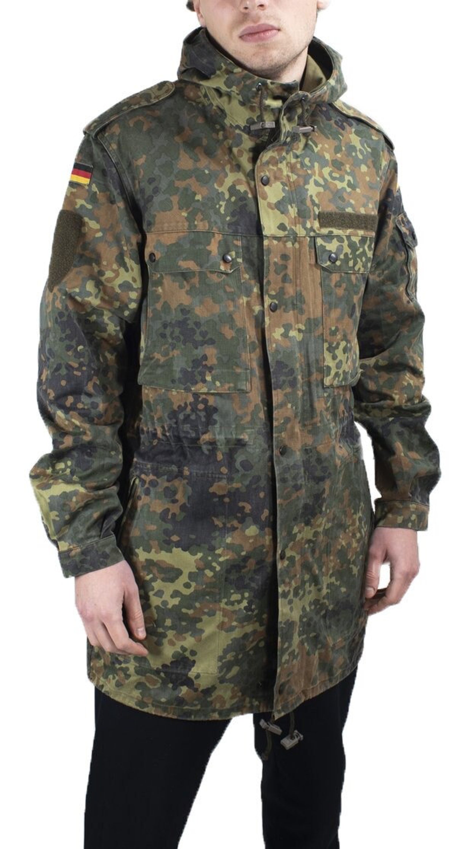 Vintage German Army Flecktarn Camouflage Parka - Etsy