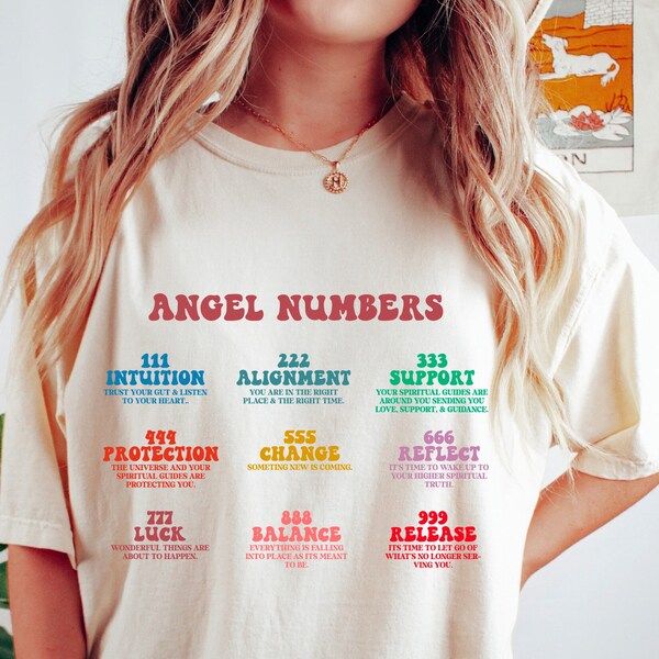 Angel Number Shirt - Etsy