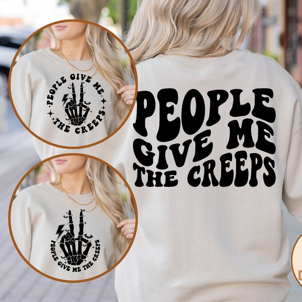 People Give Me the Creeps Png - Etsy
