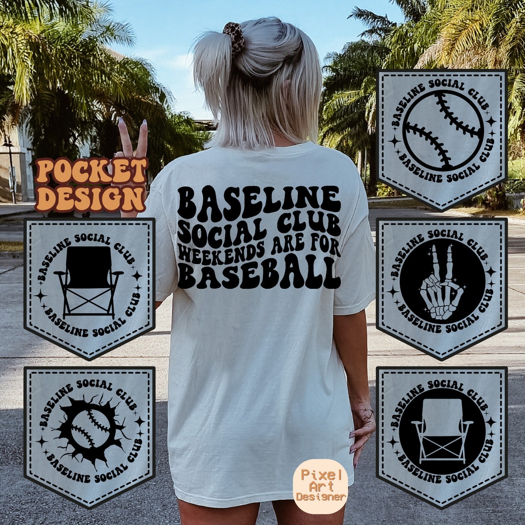Baseline Social Club Weekends Are for Baseball Svg, Baseball Svg ...