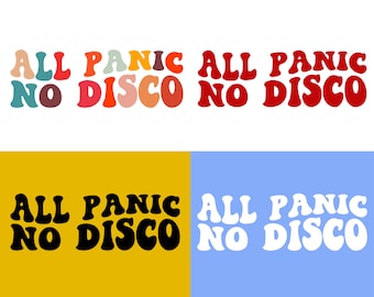 All Panic No Disco Svg - Etsy