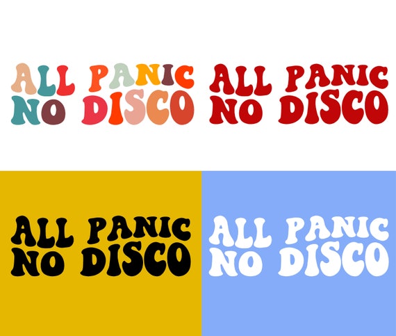 All Panic No Disco SVG Motivational Svg Strong Women Svg - Etsy