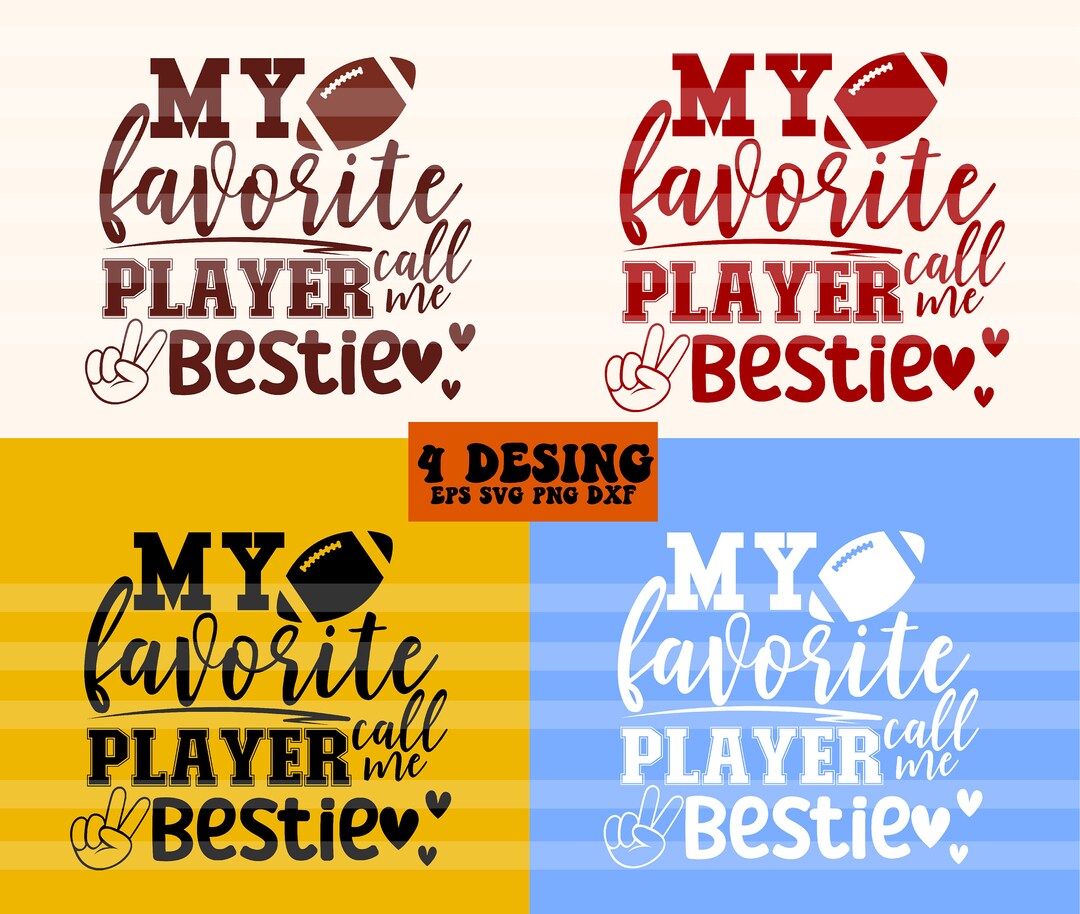 Football Bestie Svg Fun Gift for Bestie Svg Football Shirt - Etsy