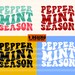 Peppermint Season Svg, Merry Svg, Merry and Bright Svg, Peppermint T ...