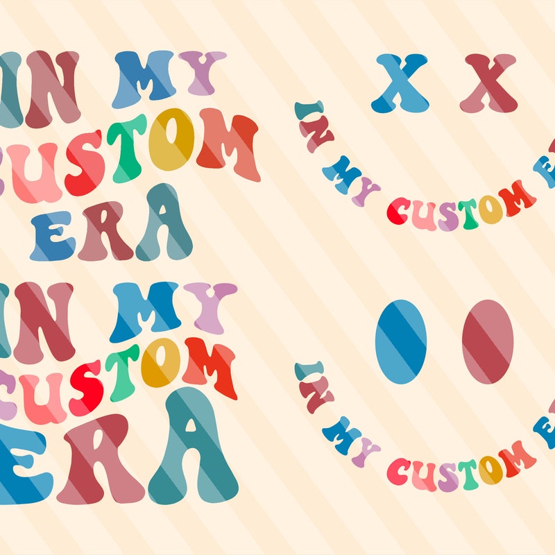 In My Era Wavy Font - Etsy