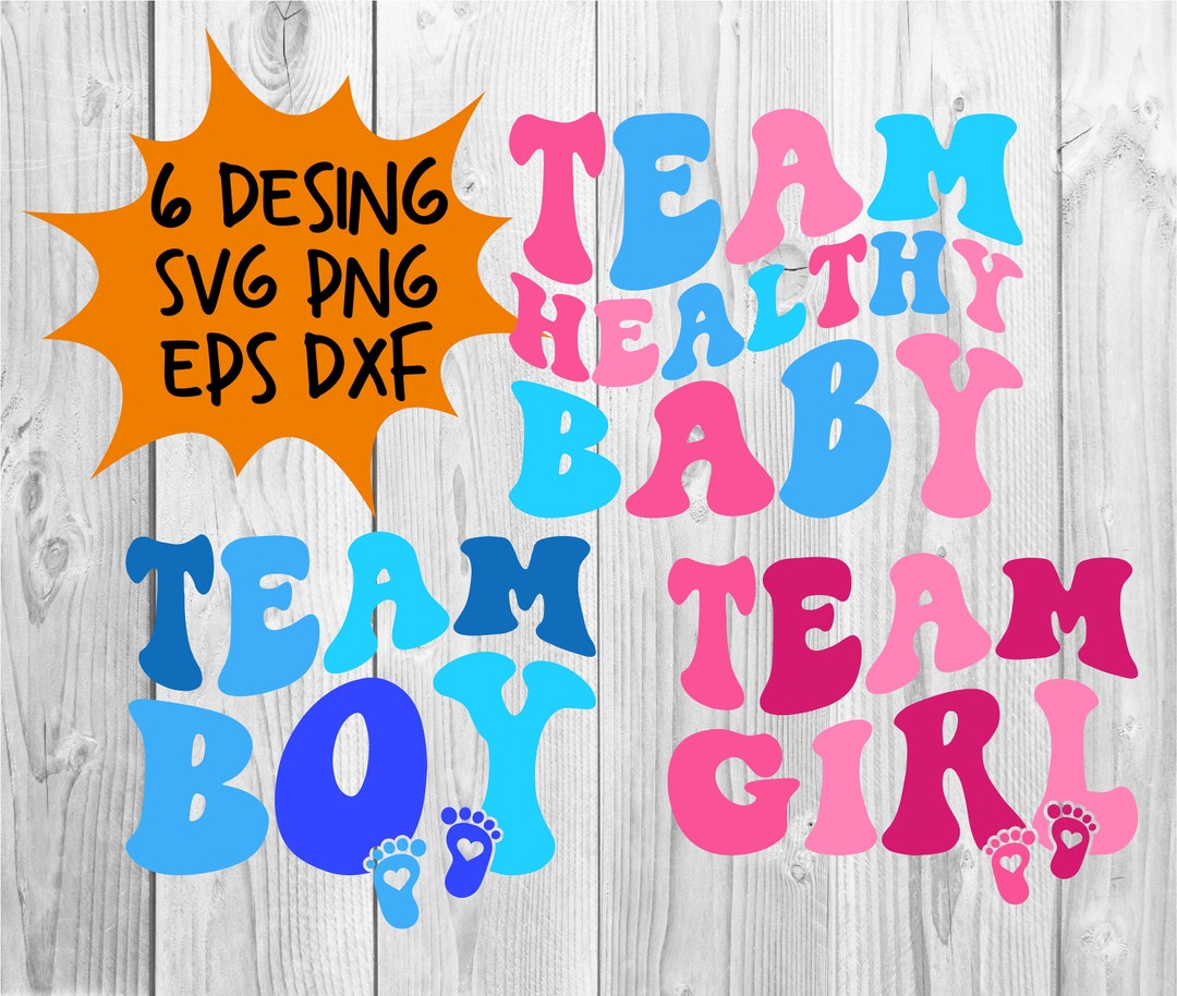 Paquete de revelación de género SVG, nueva mamá svg, equipo bebé ...