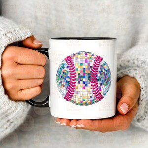 Disco Baseball PNG, Glitter Baseball Sublimation, Sparkle Sports ...