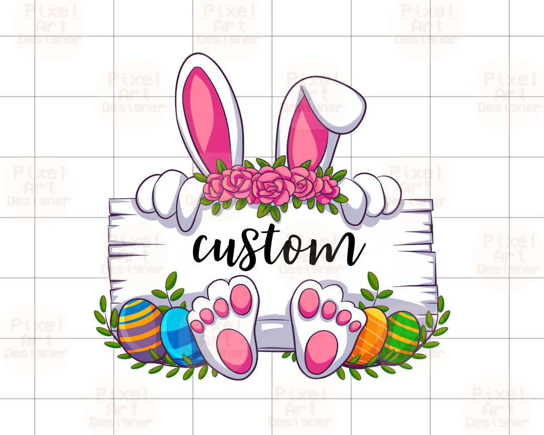 Custom Easter PNG, Easter Bunny, Easter Png, Easter Clipart ...