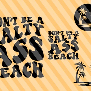 Dont Be A Salty Beach Svg Png, Lake Svg, Women T-shirt Svg, Adult Humor ...