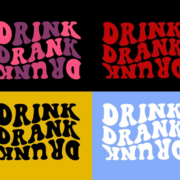 Drink Drank Drunk - Etsy