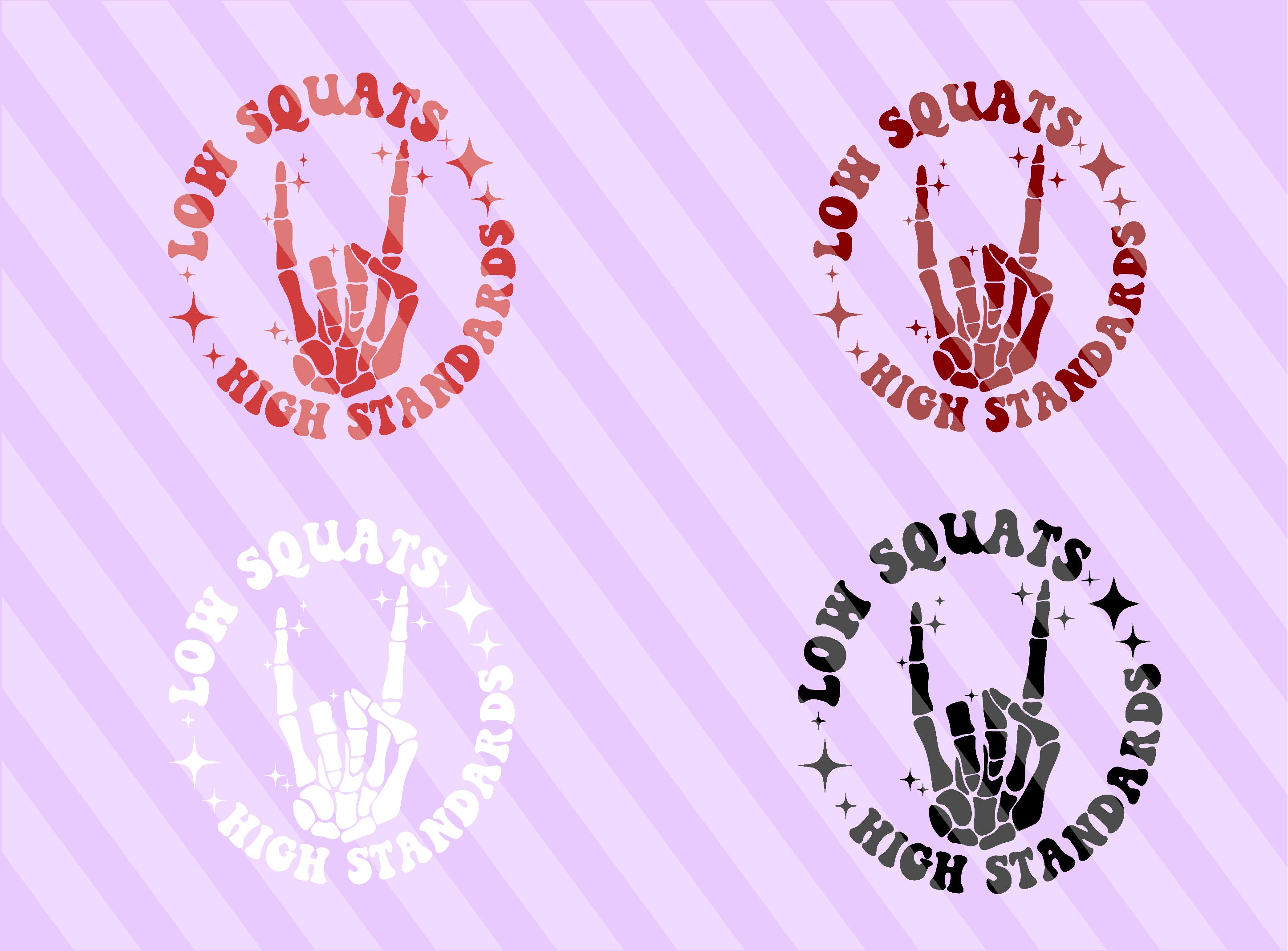 Keep Your Squat Low and Your Standards High Svg, Fitness Svg ...