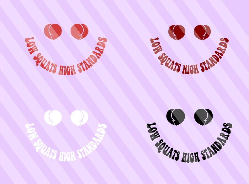 Keep Your Squat Low and Your Standards High Svg, Fitness Svg ...