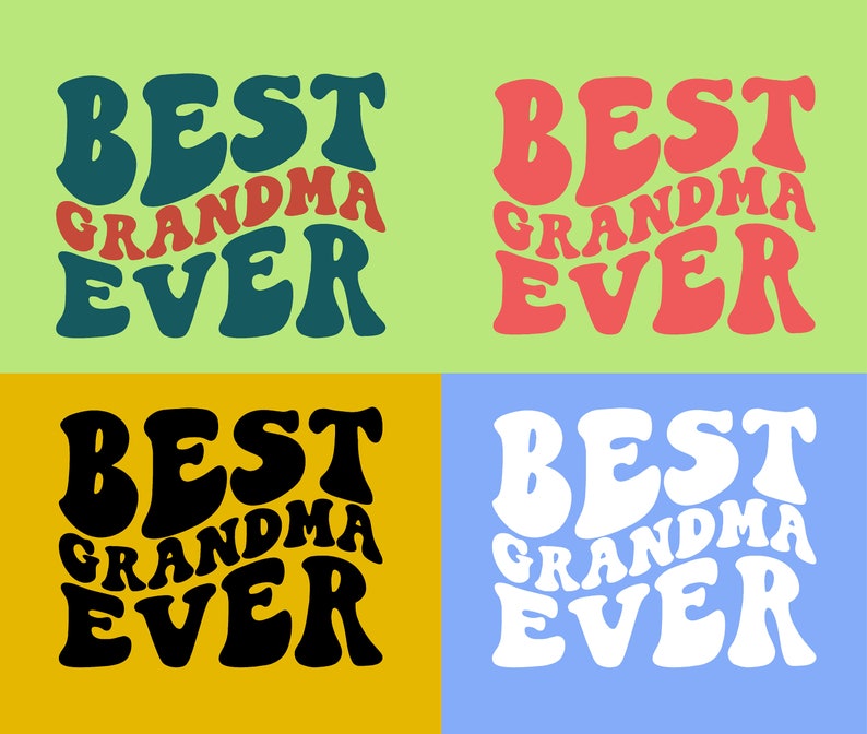 Best Grandma Ever Svg Mothers Day Svg Mom Svg Best Etsy