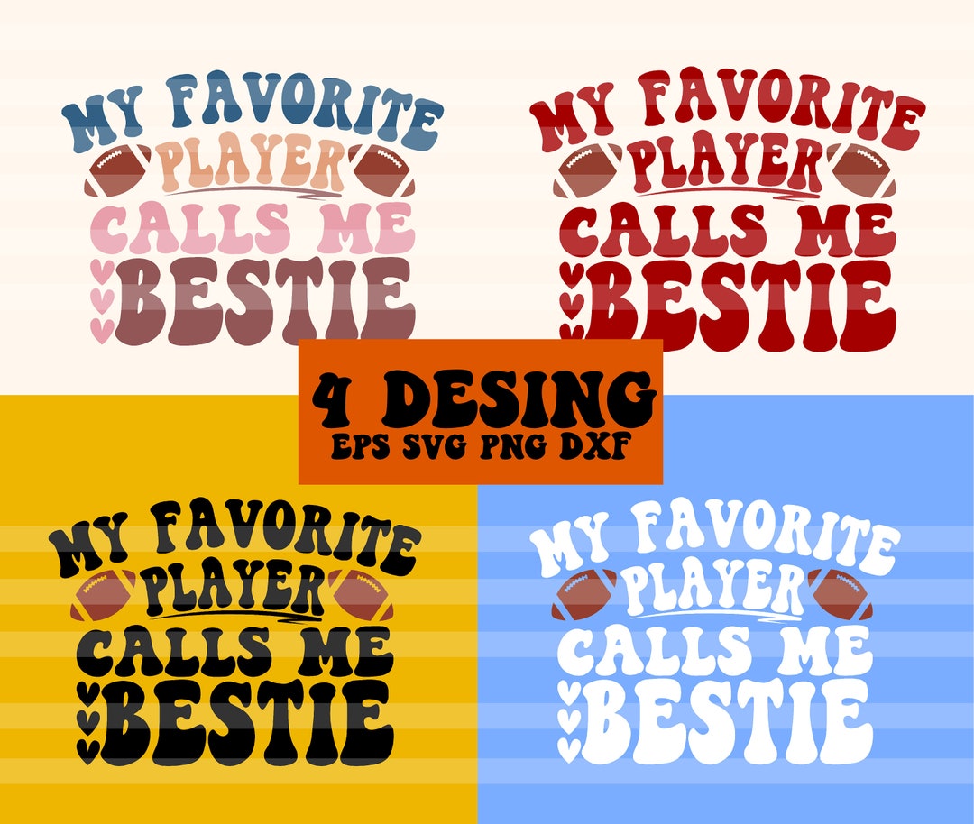 Football Bestie Svg, Fun Gift for Bestie Svg, Football Shirt Svg ...