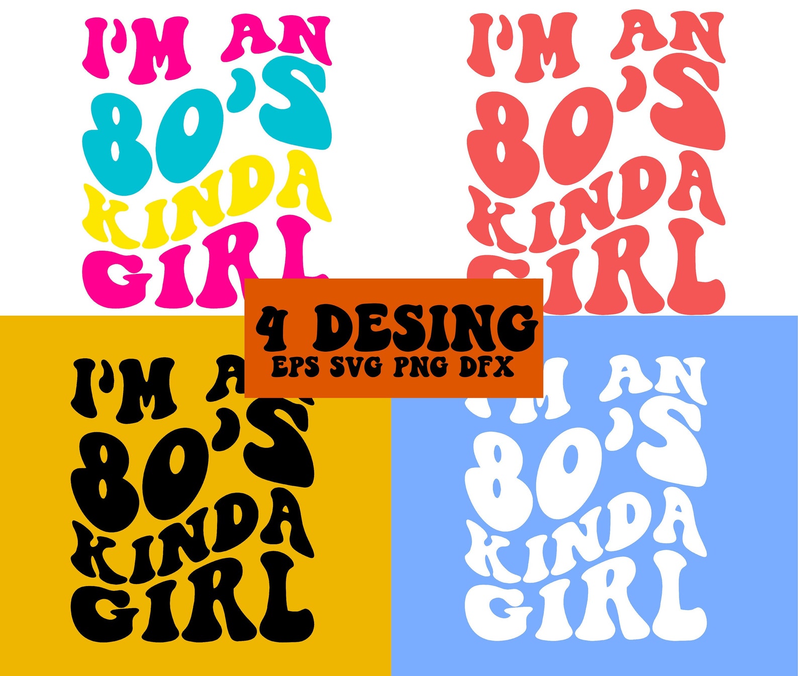 I'm an 80s Kinda Girl SVG 80's Svg 1980s Design - Etsy