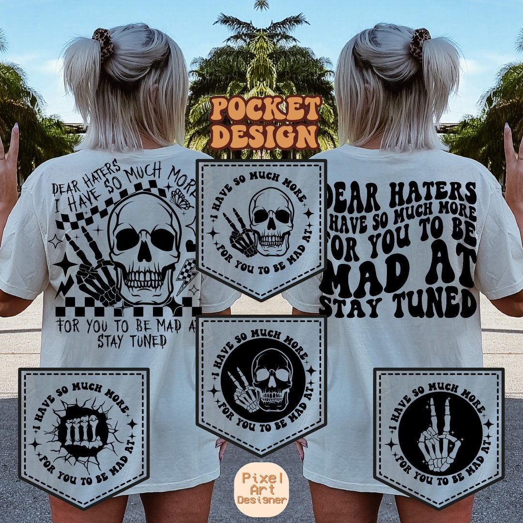 Dear Haters Svg Png, Funny Svg, Motivational Svg, Adult Humor Svg ...