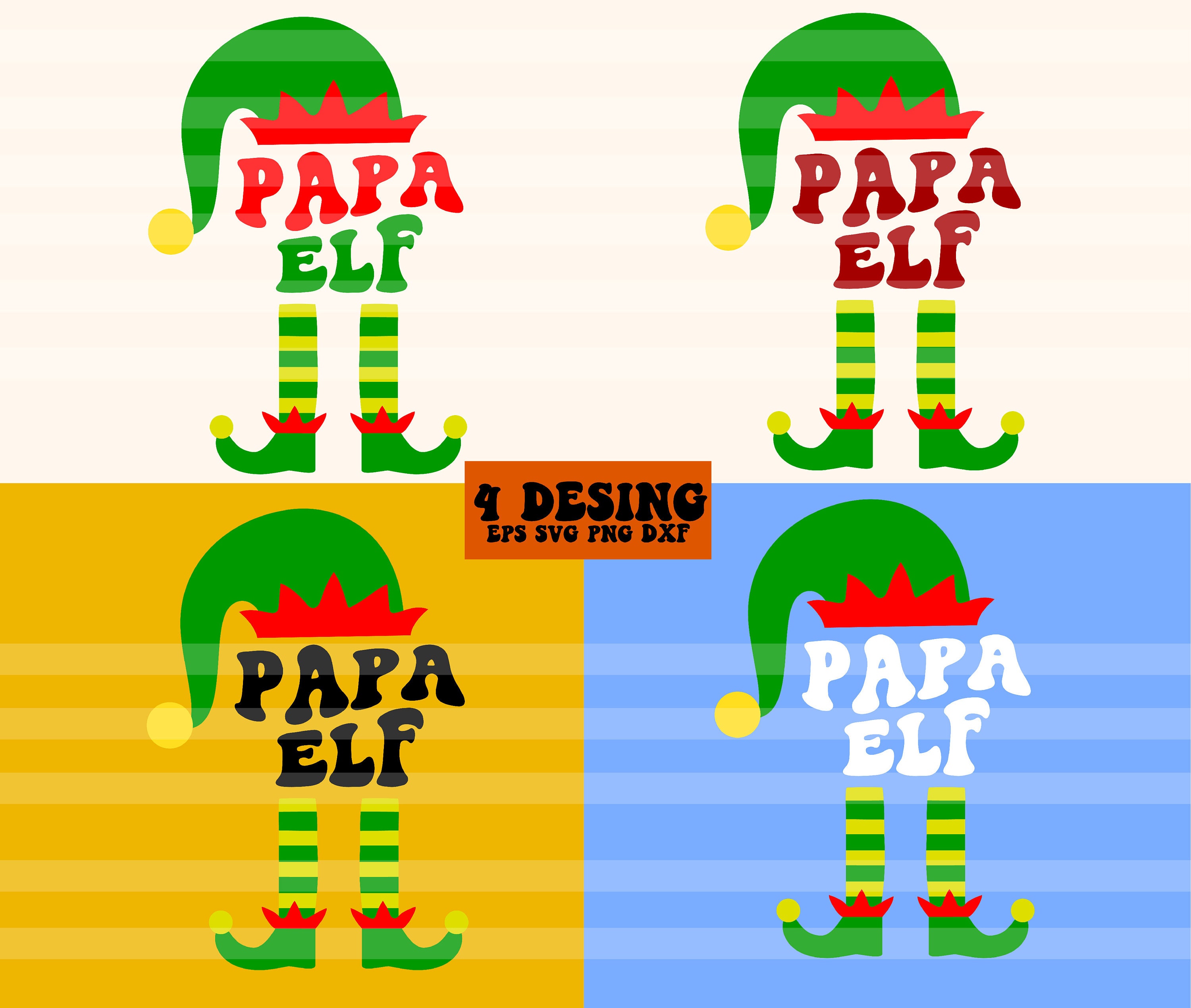 Elf Papa Svg Elf Family Svg Happy Holidays Svg Christmas - Etsy