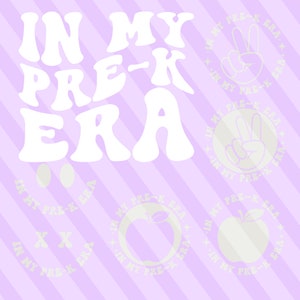 In My Pre-k Era Svg, Back to School, Preschool Era Svg, Student Gift ...